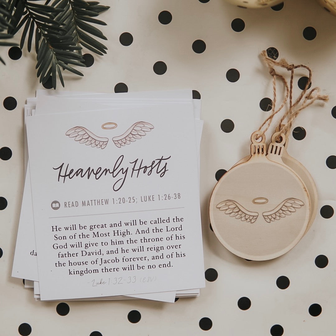 Jesse Tree Ornaments with Advent Cards – Pip & J Papery